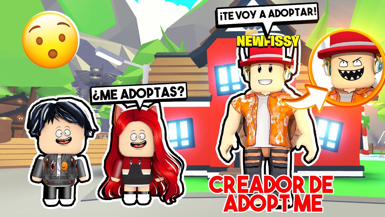 EL CREADOR de ADOPT ME ME ADOPTA... y DESCUBRO SU SECRETO en ROBLOX 😱 ...