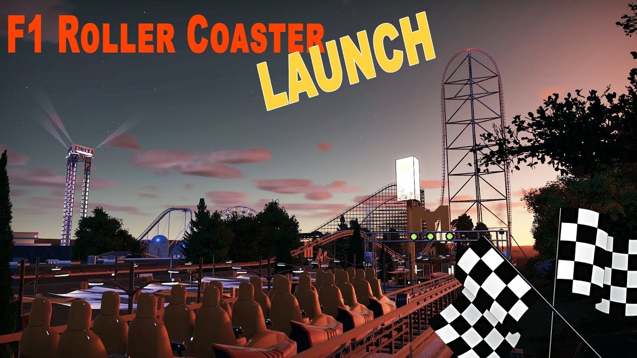 F1 Roller Coaster Launch | Kingda Ka | Red Force || Planet Coaster 4k ...