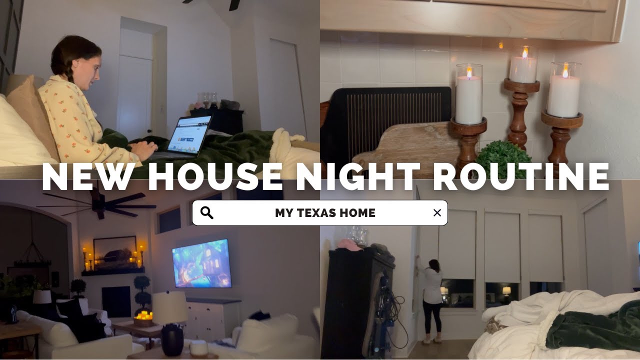 NEW HOUSE NIGHT TIME ROUTINE *SPRING* | Unmarried Routine, Skincare ...