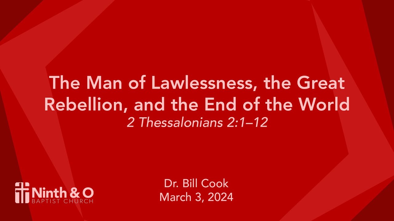 The Man of Lawlessness, the Great Rebellion, and the End of the World ...