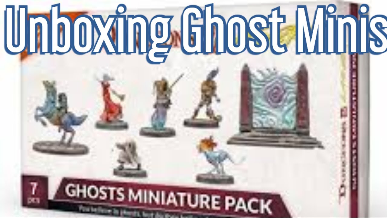 Unboxing and Building Ghost miniatures, Archon Studios, Dungeons and Lasers. - YouTube