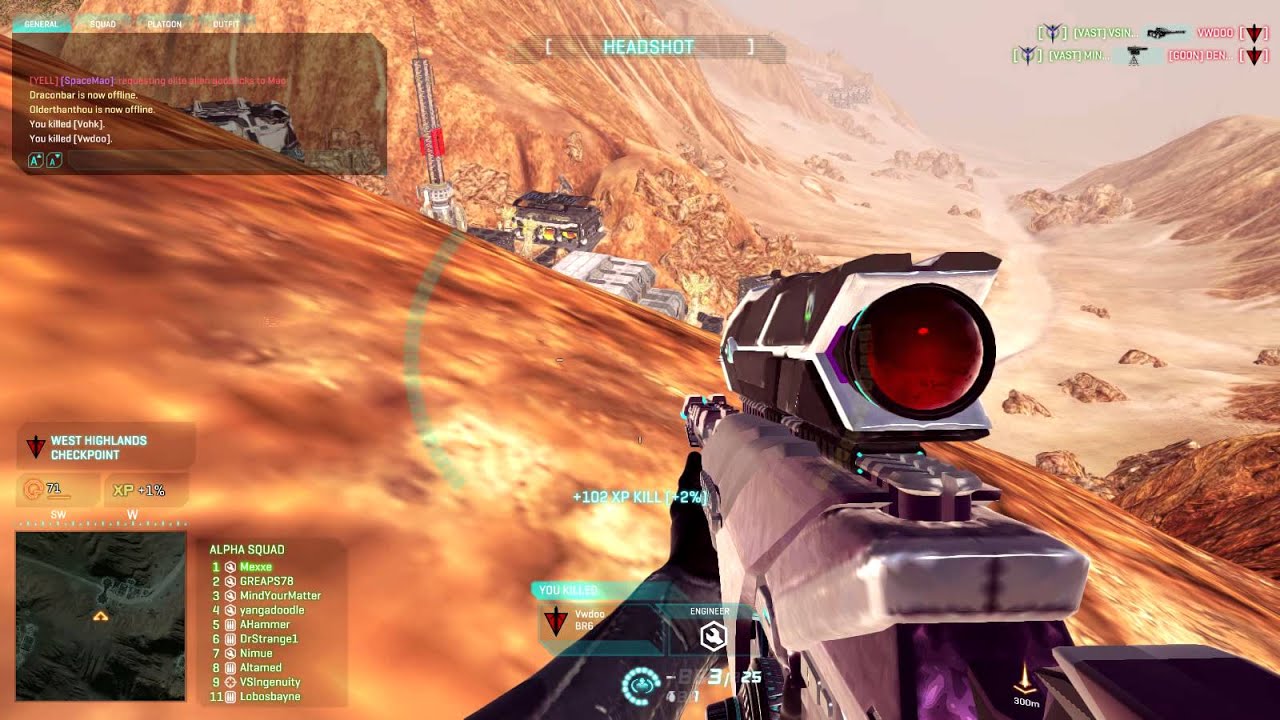 PlanetSide 2 Awesome Render Glitch - YouTube