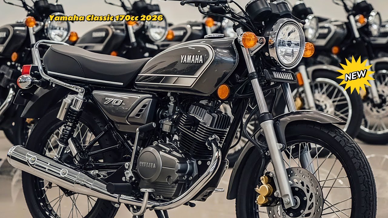 Yamaha Classic 170cc 2026 Review | Price, Mileage, Features | Classic ...