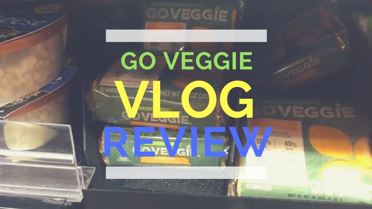 Go Veggie Cheese Alternative VLOG Review - YouTube
