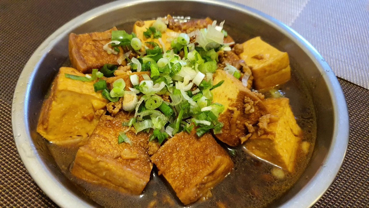 Tofu stew - YouTube