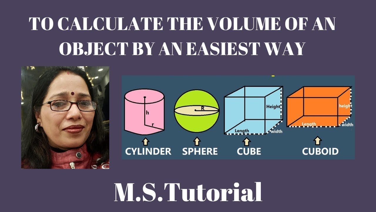 Volume of 3 Dimensional objects - YouTube