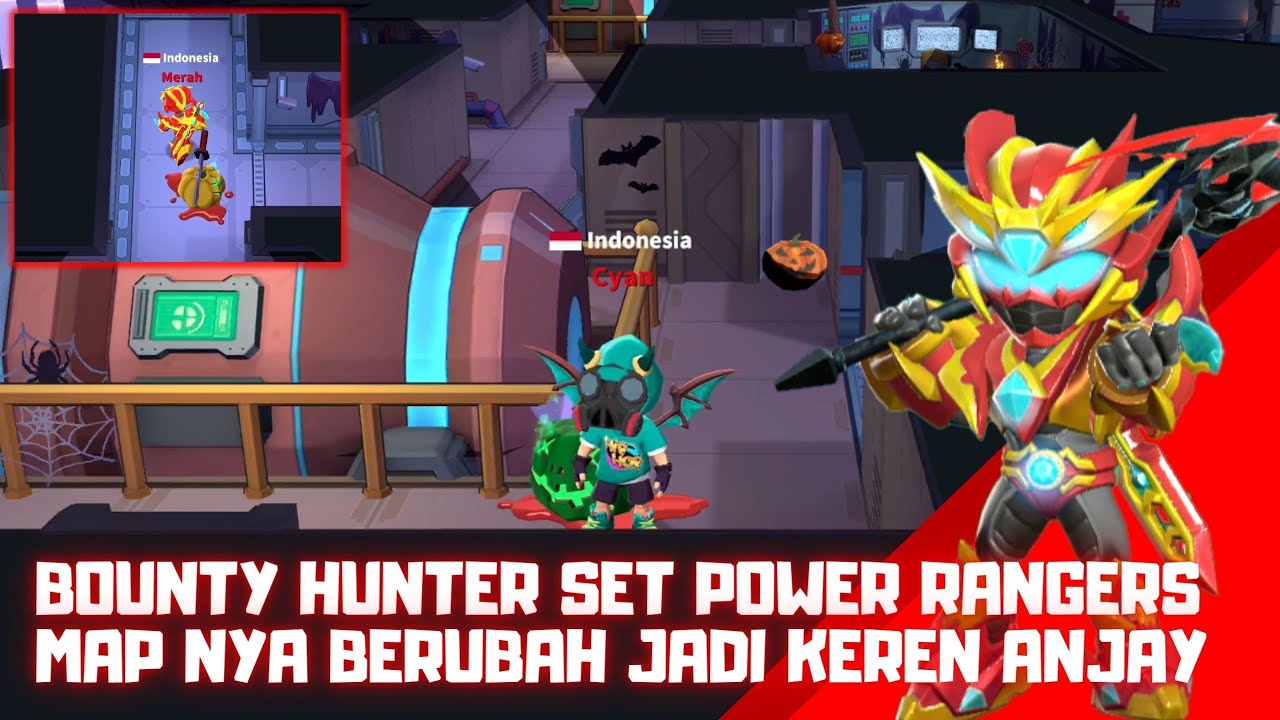 BOUNTY HUNTER SET POWER RANGERS‼ PAS MENANG MAP NYA BERUBAH JADI KEREN ...