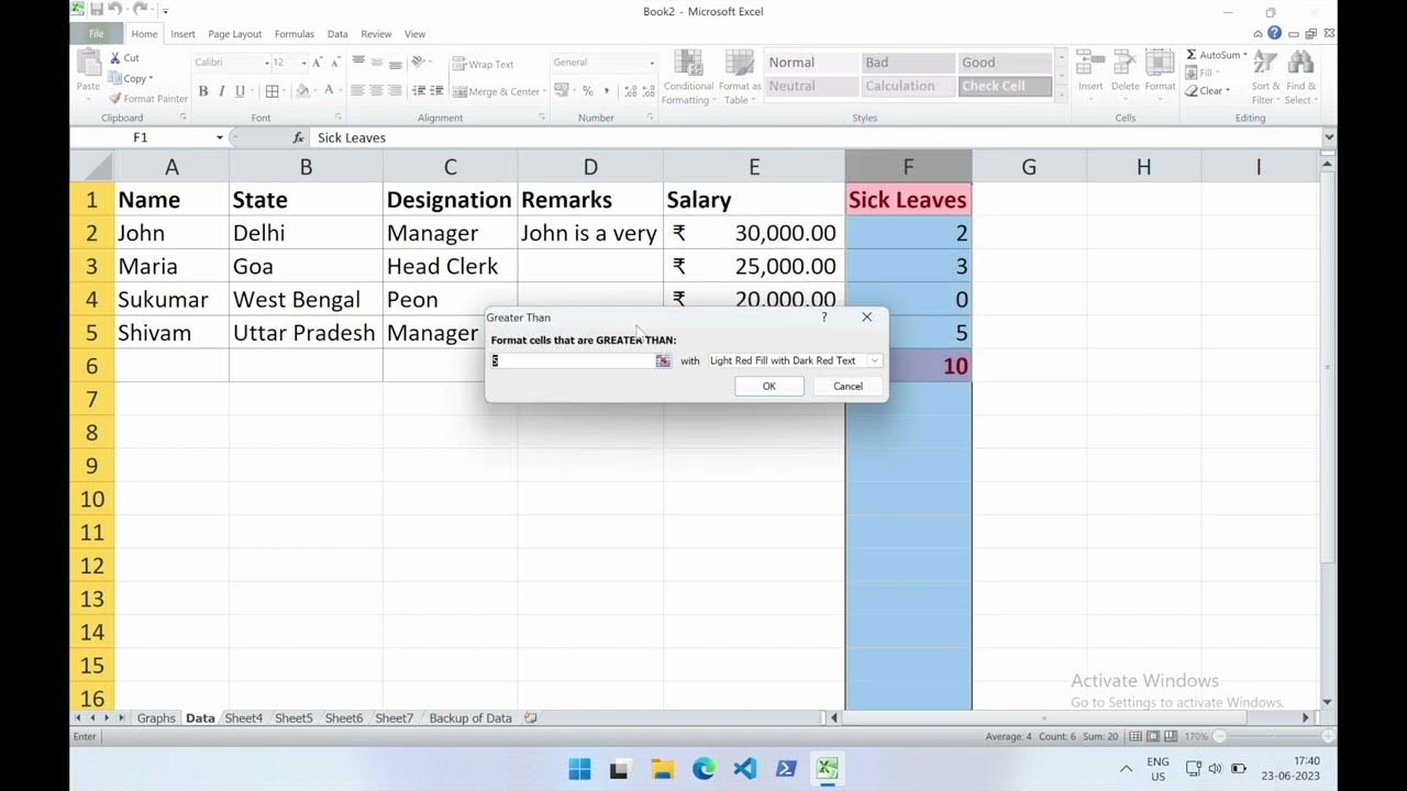 Introduction to Excel - 5 - Formatting Spreadsheets - YouTube