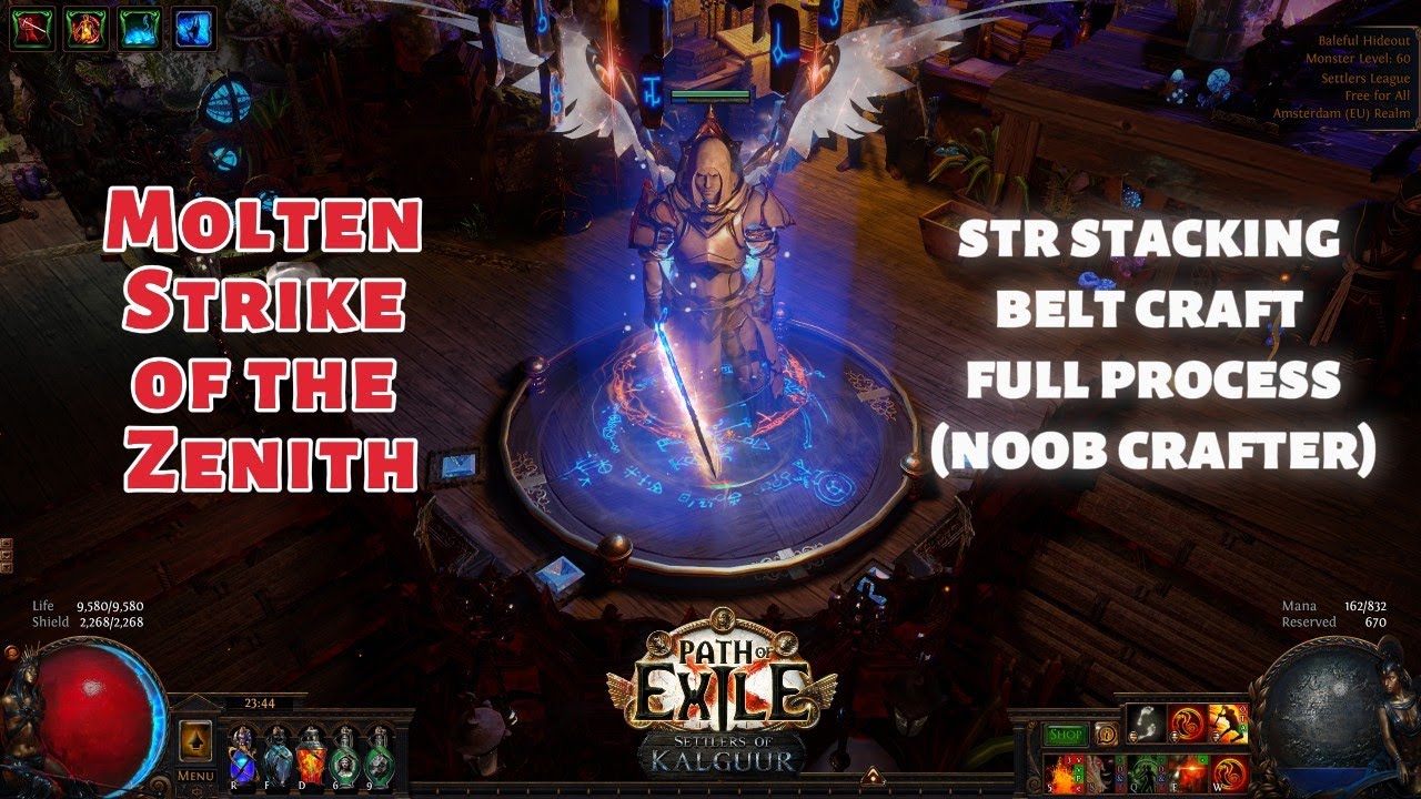 Molten Strike of the Zenith | Strength Stacking Belt Craft | Full ...