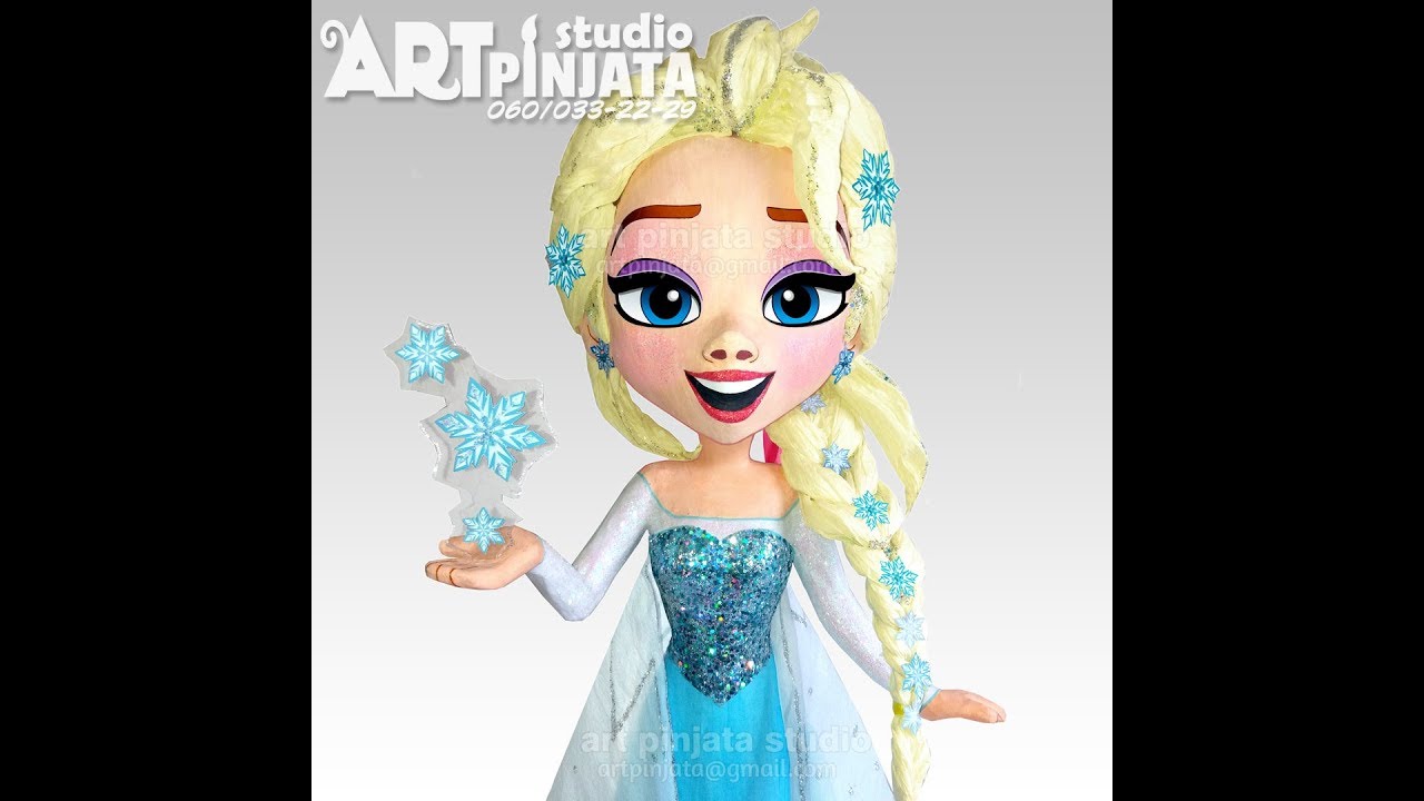Art Pinata Studio - Frozen Elsa - YouTube