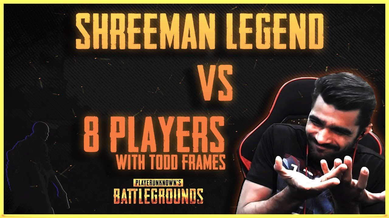 Shreeman Legend Epic 1v8 situation in PUBG| Shreeman Always the winner ...