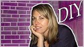 Как сделать имитацию кирпичной кладки - YouTube