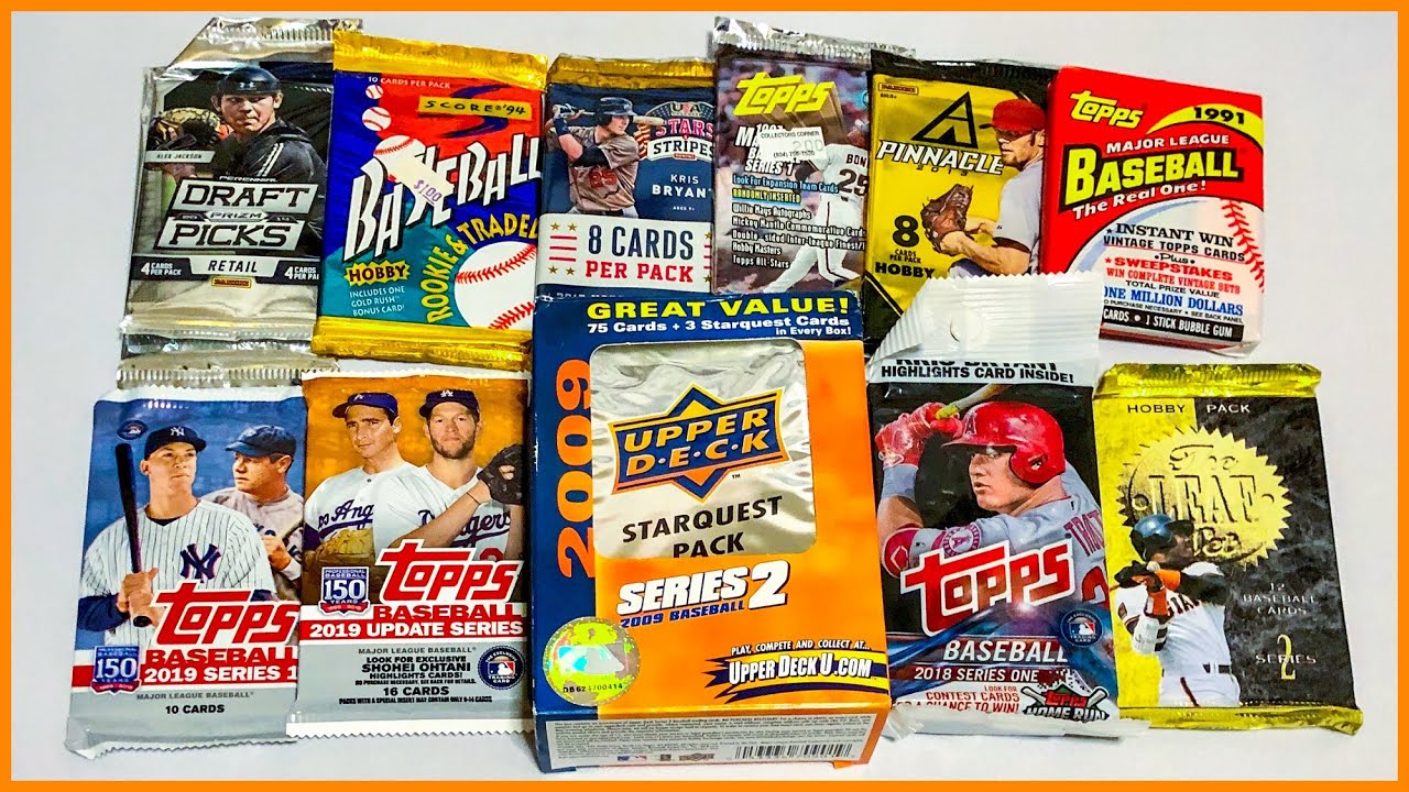 Random Baseball Card Pack Break! SP RC Pull!!! Nice Packs of Topps ...