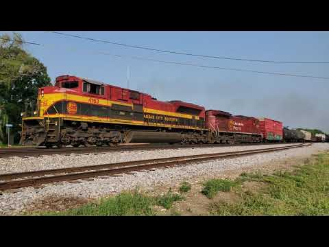 6/23/2023 CPKC 247 KCS 4163, CP 8200, @TrainswithAndy - YouTube
