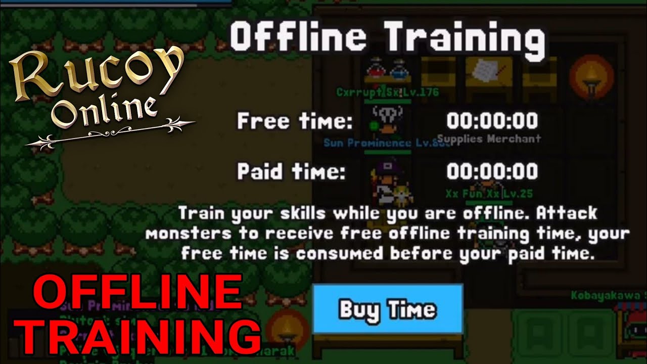 Finalmente chegou TREINO OFFLINE no rucoy !🤩 (NEW UPDATE) - Rucoy ...