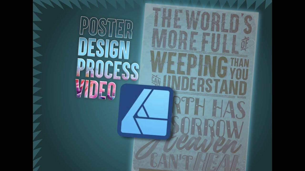 Affinity Designer Poster Process - YouTube