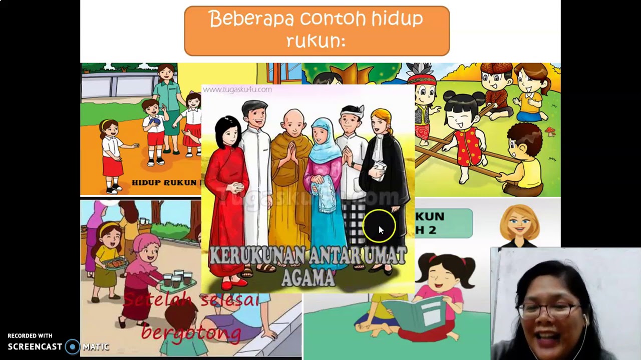 PKN Tema 1 :Hidup Rukun Bagian 1 - YouTube
