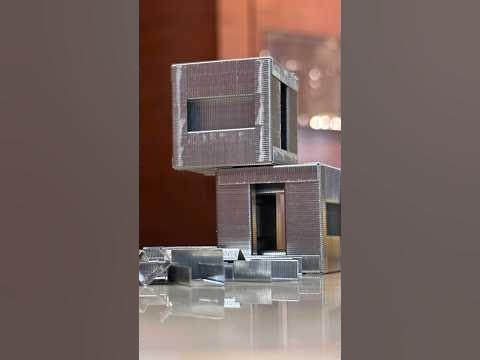 Make a cube using paper clips - YouTube