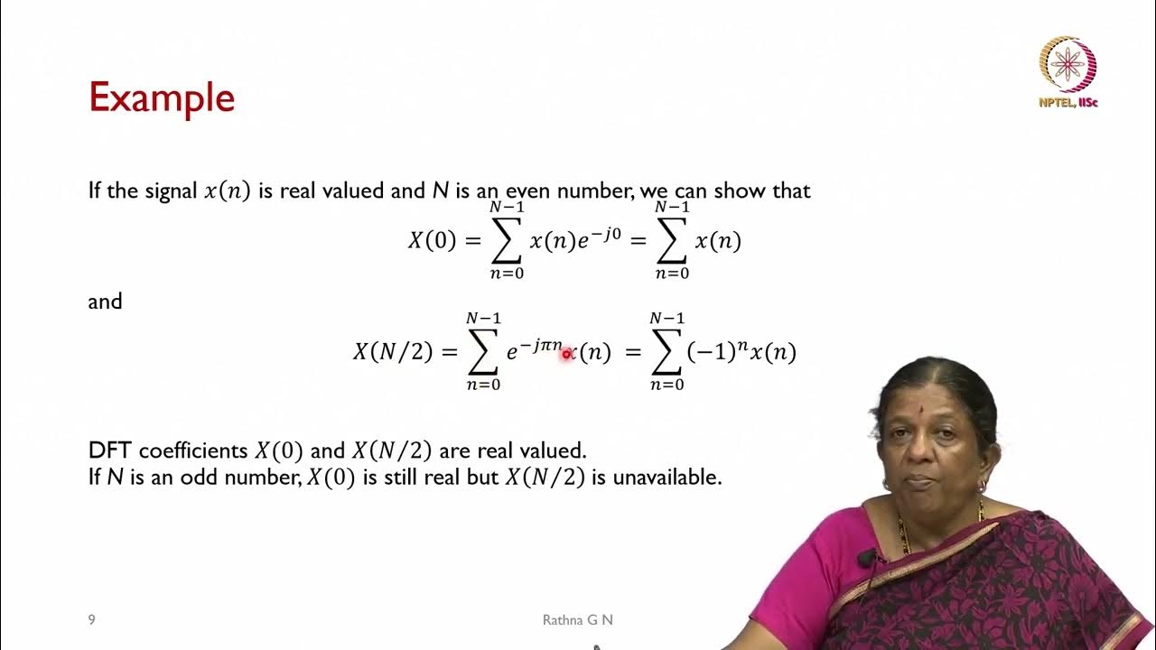 Lec 21 DFT, DTFT, twiddle factors, properties, circular convolution and ...