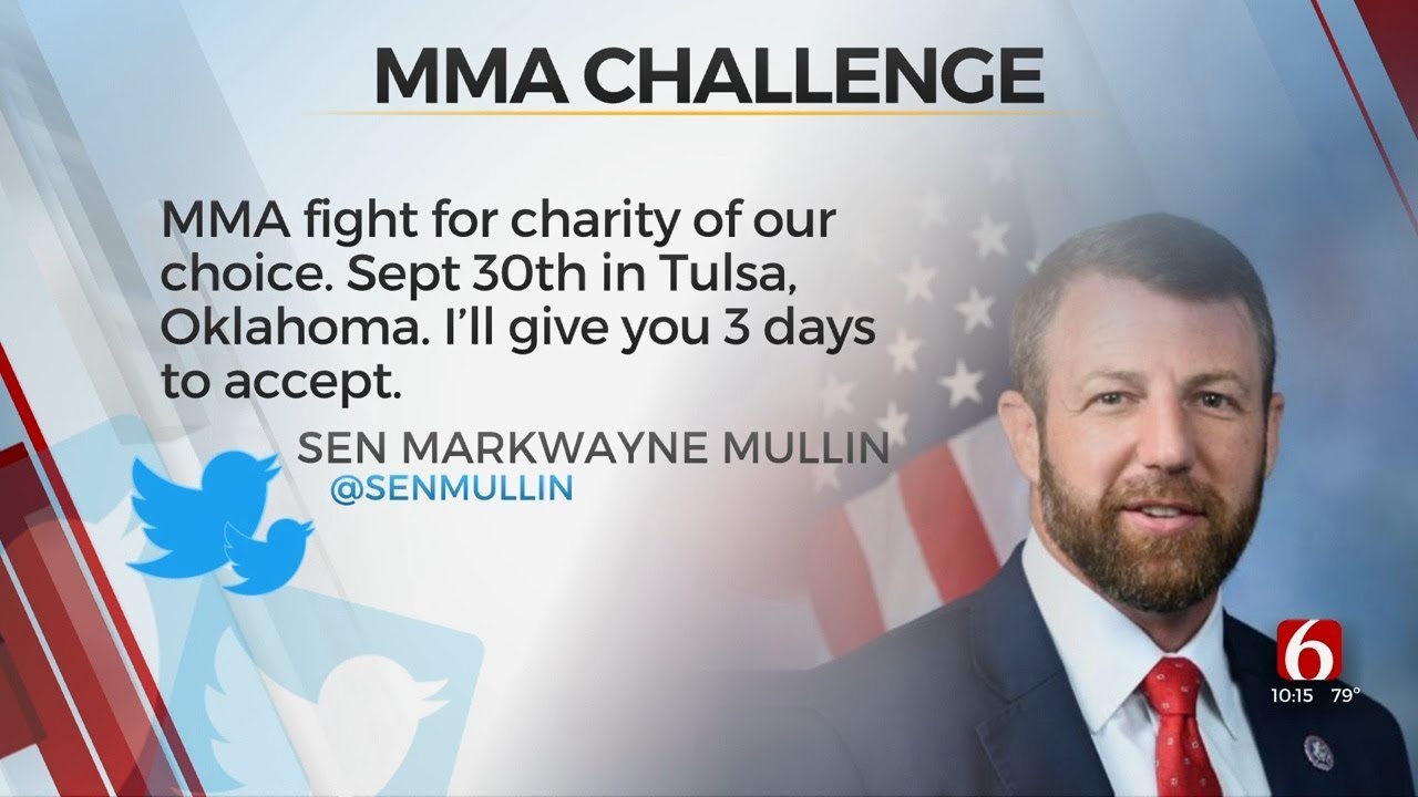 Okla. Senator Challenges Teamster To MMA Fight For Charity - YouTube