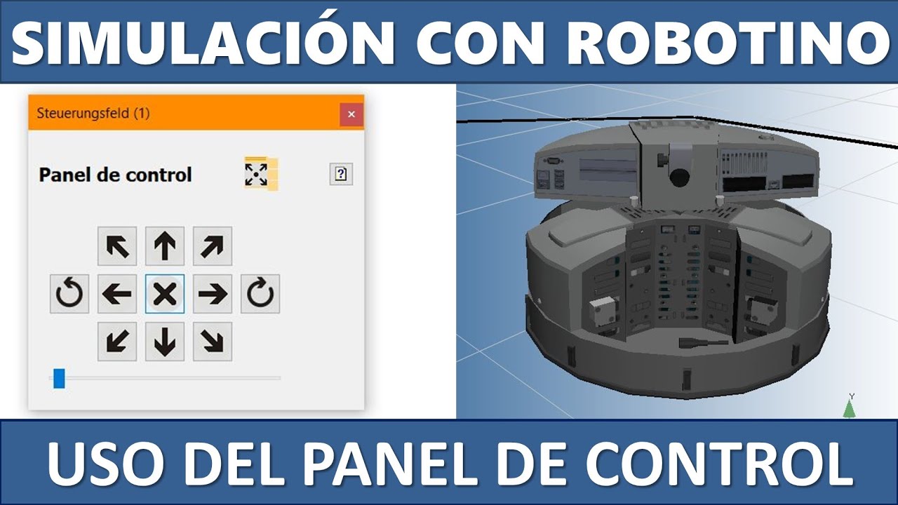 Robot móvil ominidireccional - uso de Robotino View y Robotino SIM - YouTube