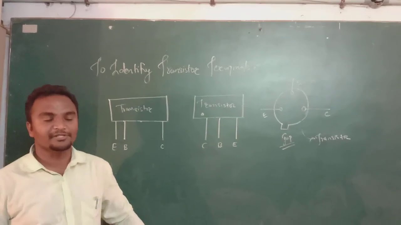 To identify transistor terminals - YouTube