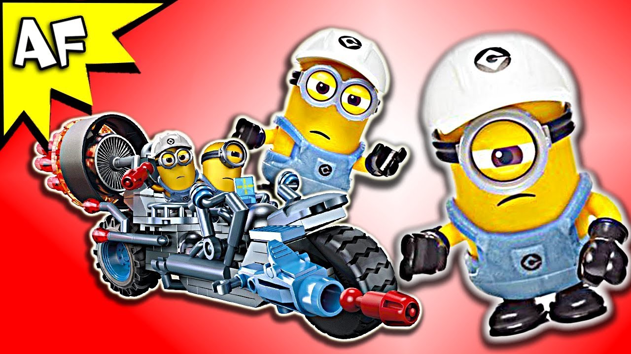 Mega Bloks Despicable Me MOTORCYCLE MAYHAM Speed Build - YouTube