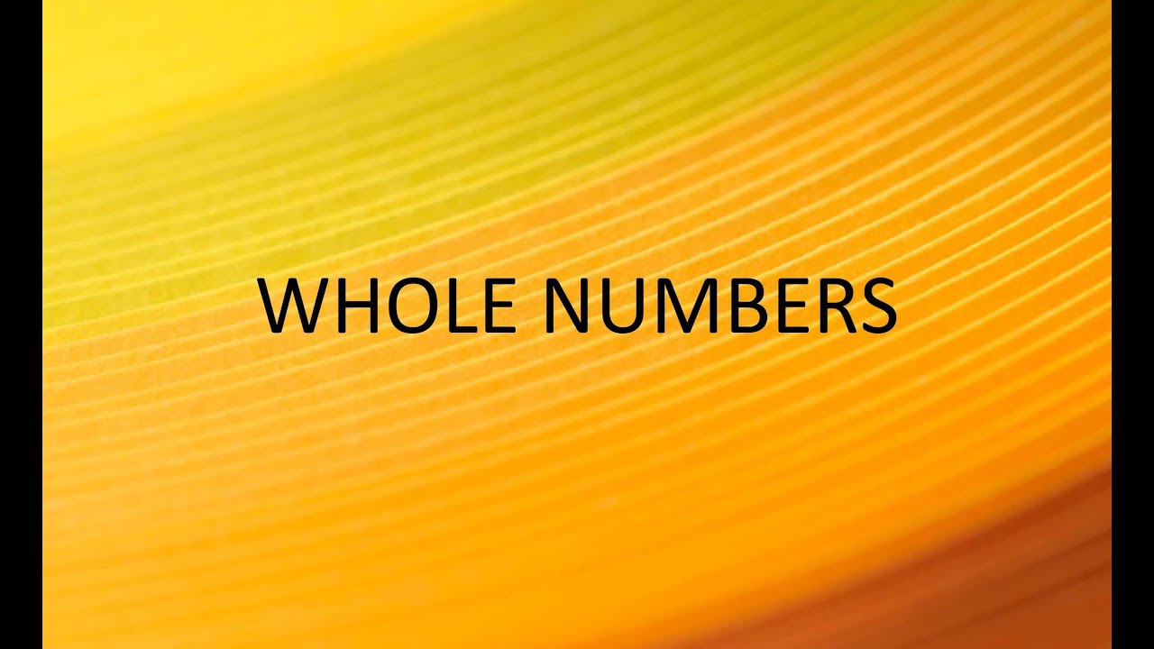 Whole Number YouTube