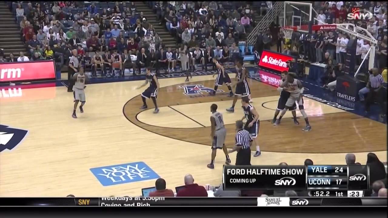 UConn vs. Yale (2015 Highlights) - YouTube