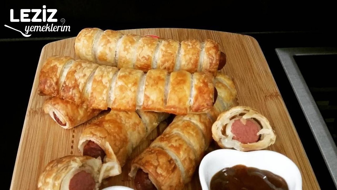 Sosisli Milföy Börek - YouTube