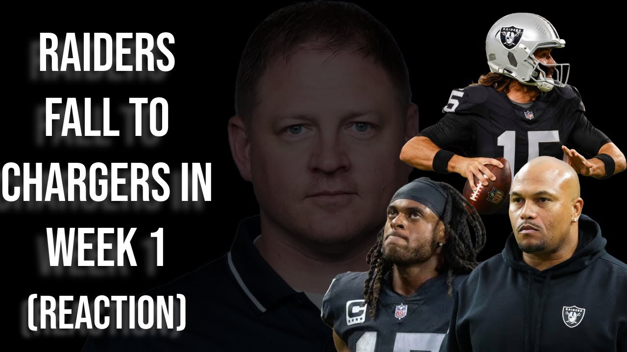 Reaction to Raiders Week one loss to Chargers - YouTube