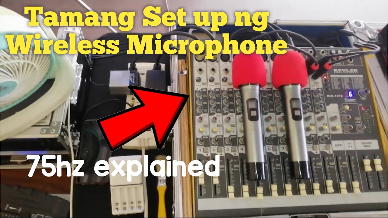 Wireless Microphone Set up (MR-250H KEVLER) - YouTube