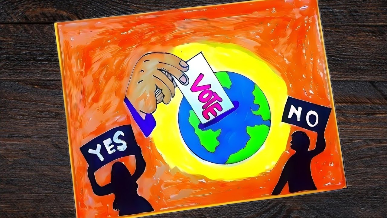 International Day of Democracy Drawing / Voters Awareness Drawing ...