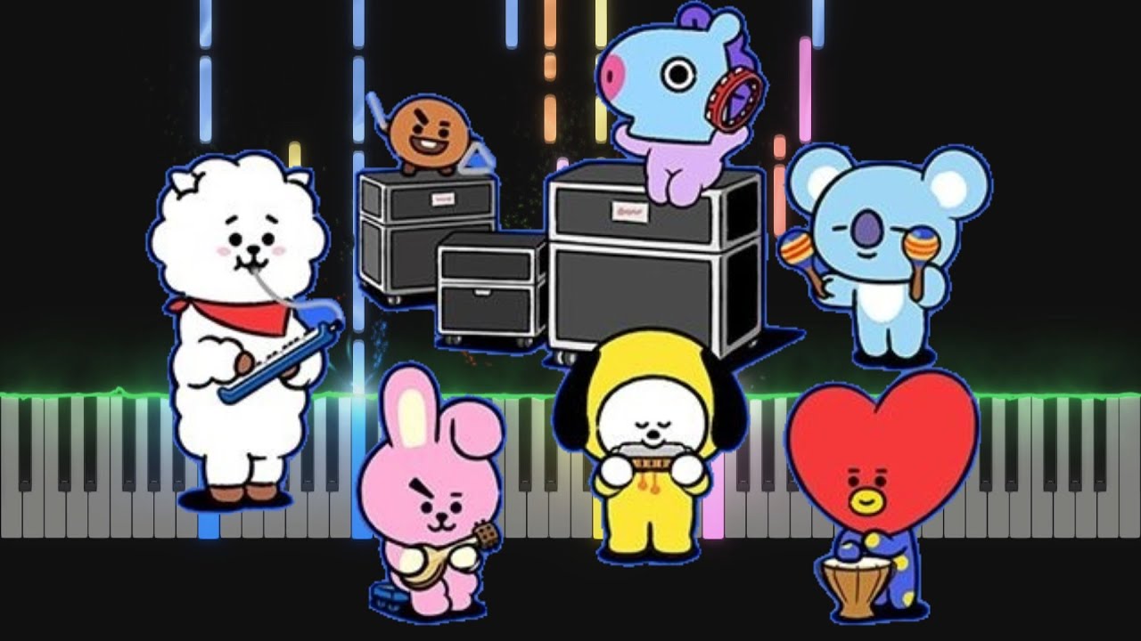 BT21 UNIVERSE 3 - Busking CHIMMY (piano 피아노) - YouTube