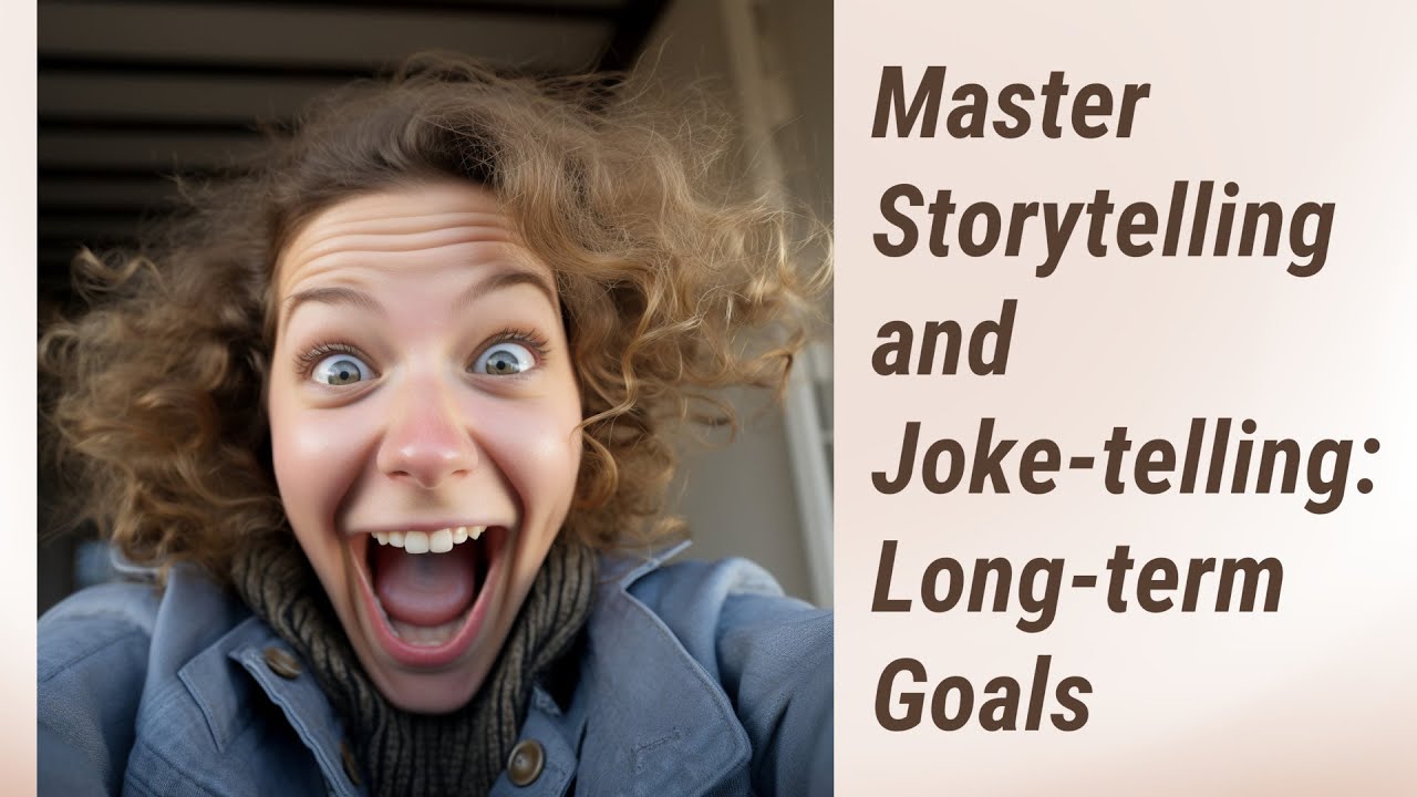 Master the Art of Storytelling and Joke-telling: Long-term Goals - YouTube