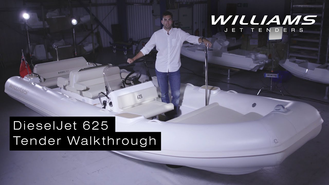 Williams DieselJet 625 Walkthrough - Williams Jet Tenders - YouTube