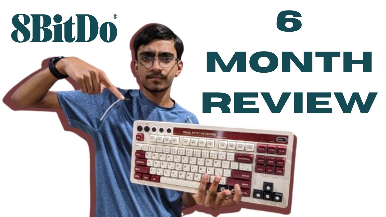 8BitDo Retro Mechanical Keyboard | A 6 Month Review - YouTube