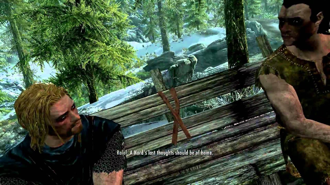 Skyrim interactive Walkthrough, "Captured" Start here. [HD] - YouTube
