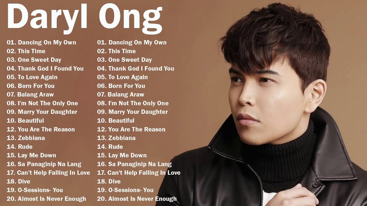 Daryl Ong Songs Compilation 2023 - YouTube
