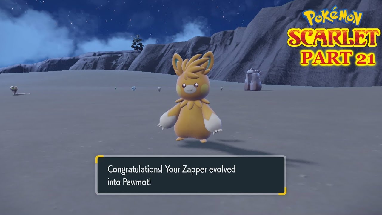 Pokémon Scarlet Part 21 (Blind) ~ Zapper is Finally Fully Evolved ...
