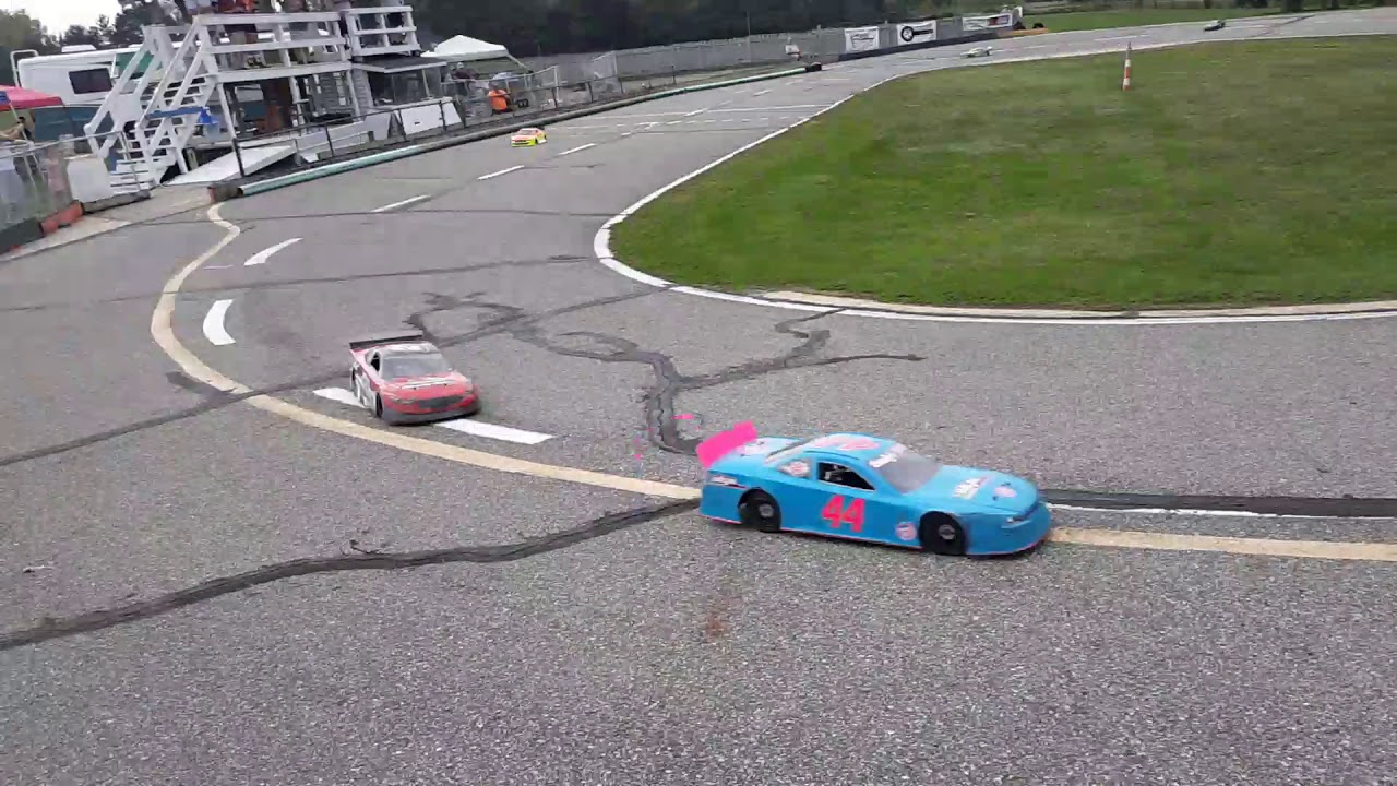 1/4 scale rc oval race 3 - YouTube