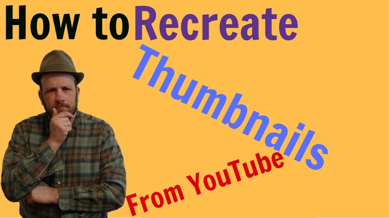 How to Capture and Create YouTube Thumbnails - YouTube