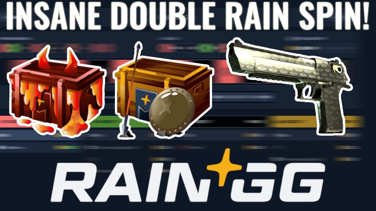 WE GOT A DOUBLE RAIN SPIN ON A RARE CASE FOR INSANE PROFIT! (RAIN.GG ...