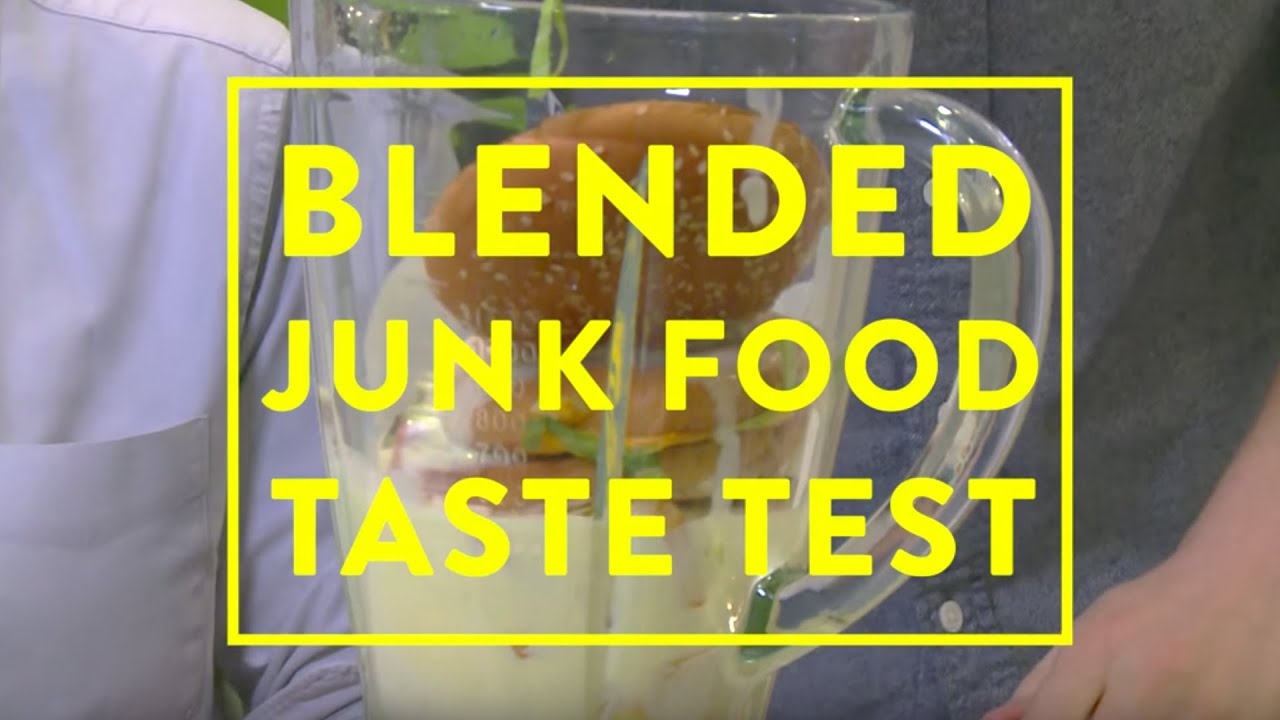 CC CHALLENGE: The Ultimate Blended Junk Food Taste Test - YouTube