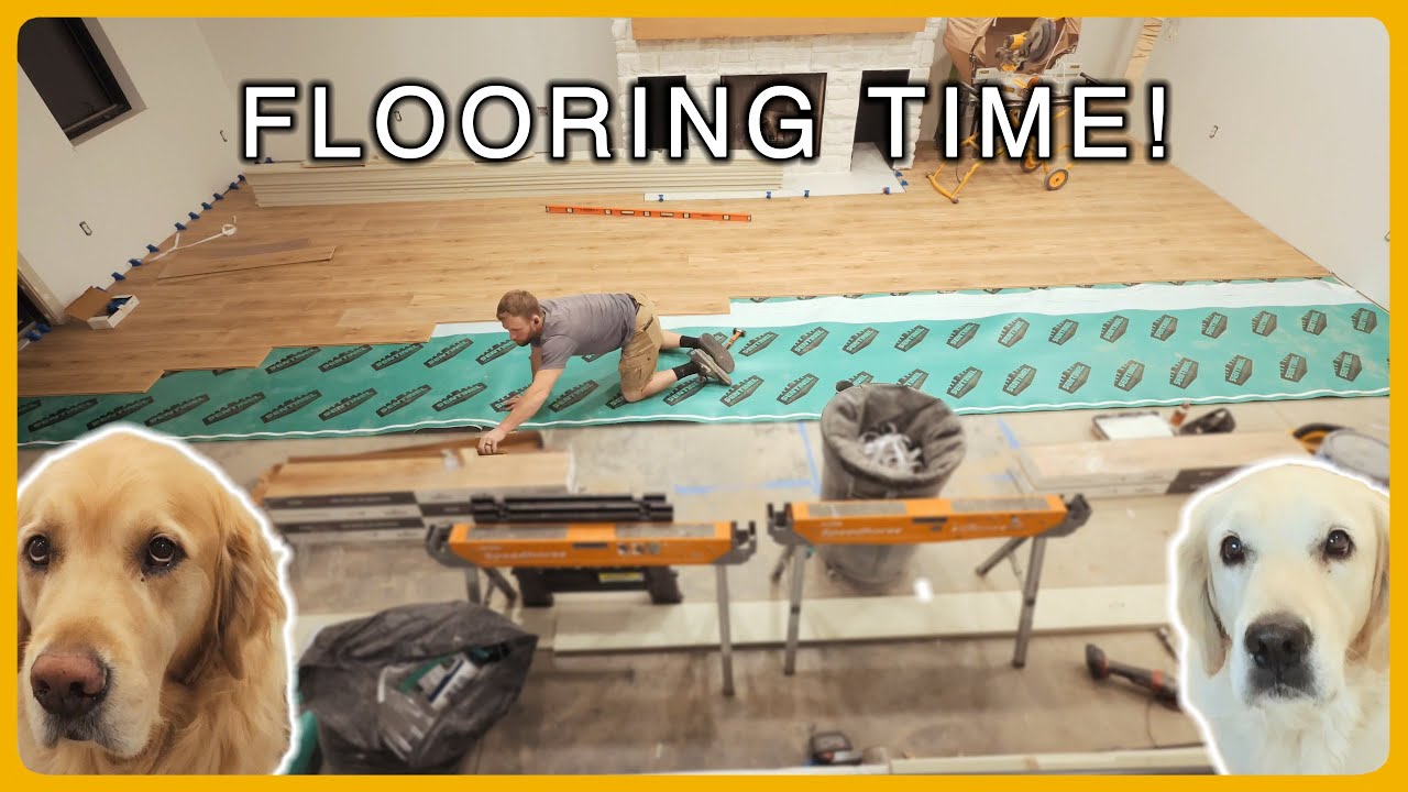 Installing Laminate Flooring in Our Whole House! #EP35 - YouTube