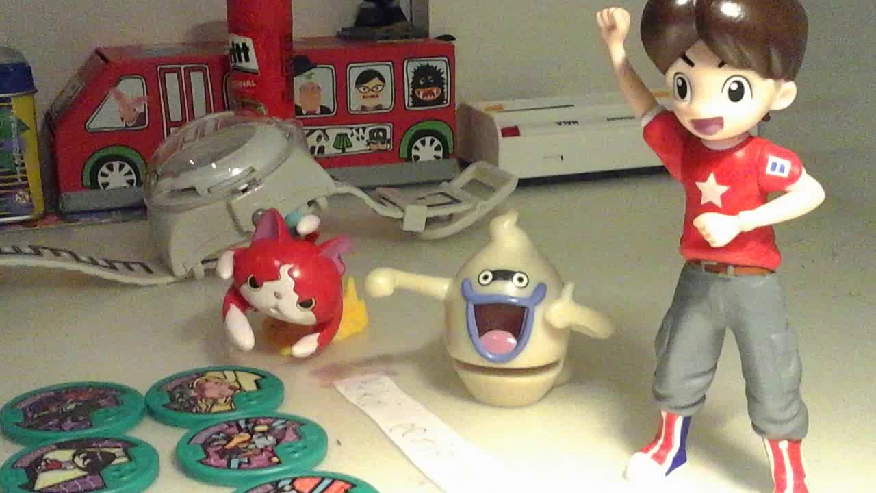 Yokai watch eerie medals qr codes yo-motion series 4 - YouTube