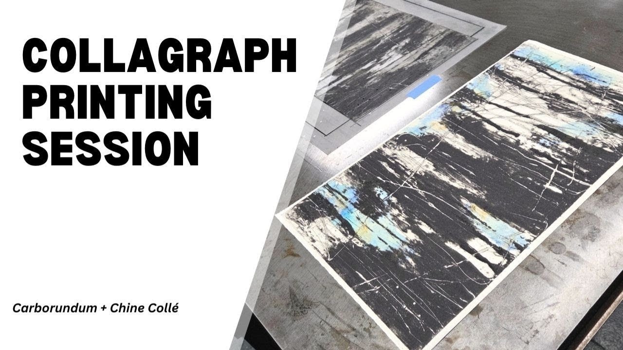 Four Prints from One Carborundum Collagraph Plate | Chine Colle at ...
