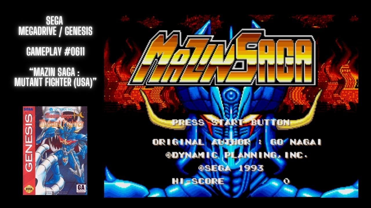 Mazin Saga : Mutant Fighter (USA) (Genesis / Gameplay #0611) - YouTube