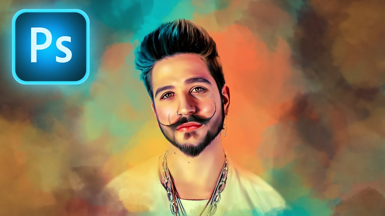 PINTURA DIGITAL | OIL PAINTING | CANTANTE CAMILO (TUTORIAL PHOTOSHOP ...