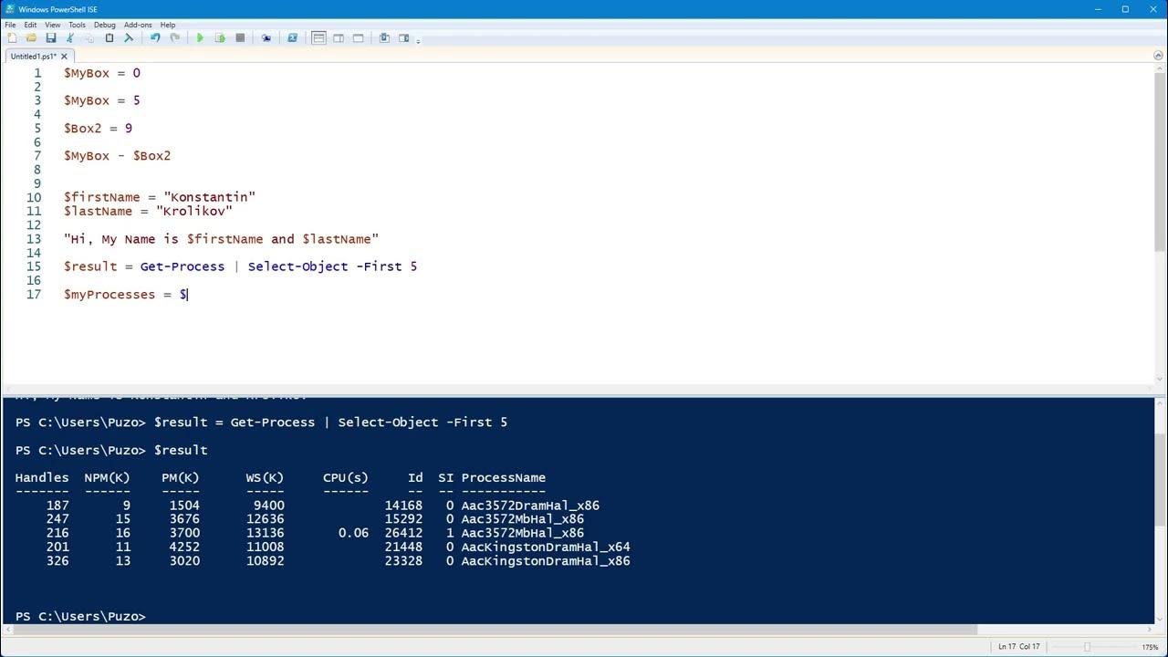 Powershell Variables Youtube